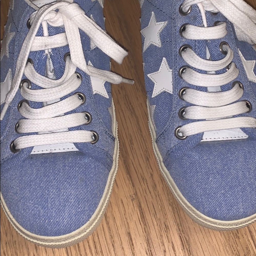 Saint Laurent Blue Star Sneakers - Gem